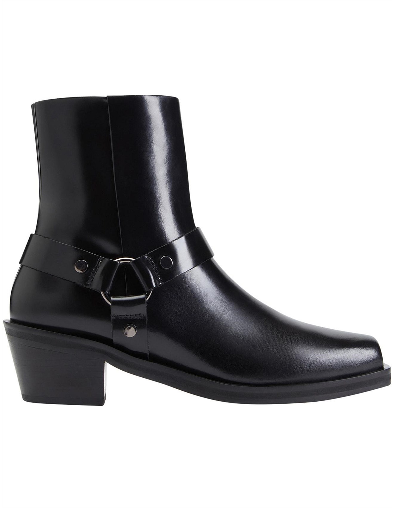 Witchery Lee Leather Buckle Boot | David Jones