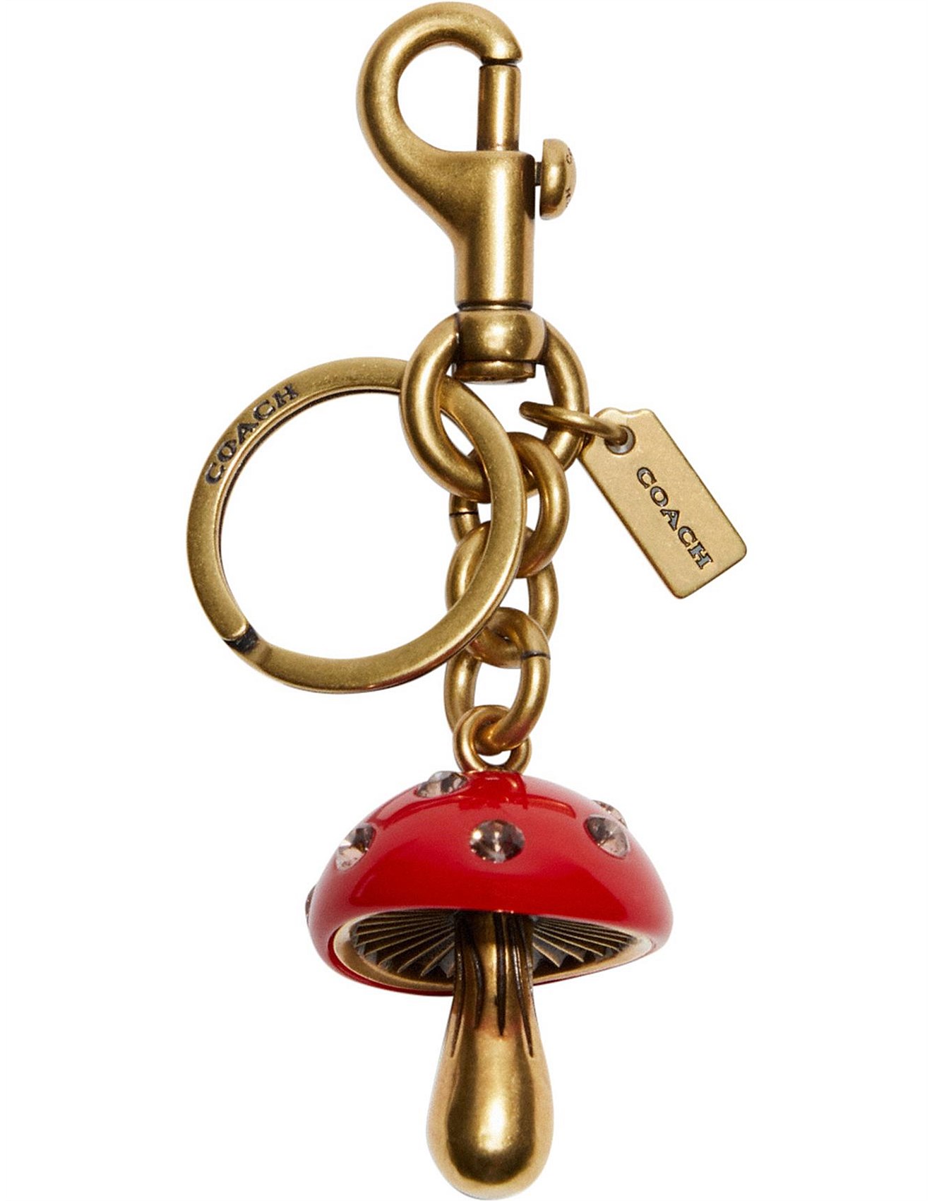 Coach Mushroom Bag Charm Red | David Jones