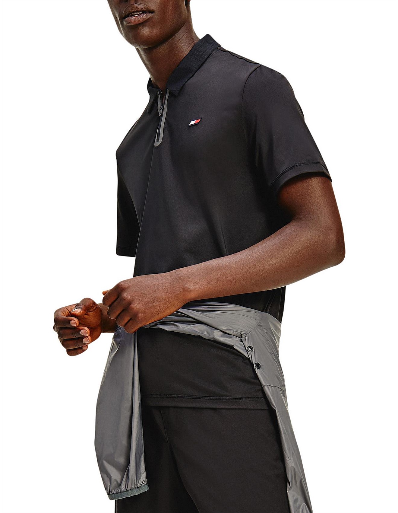 Tommy Hilfiger Mesh Training Polo | David Jones