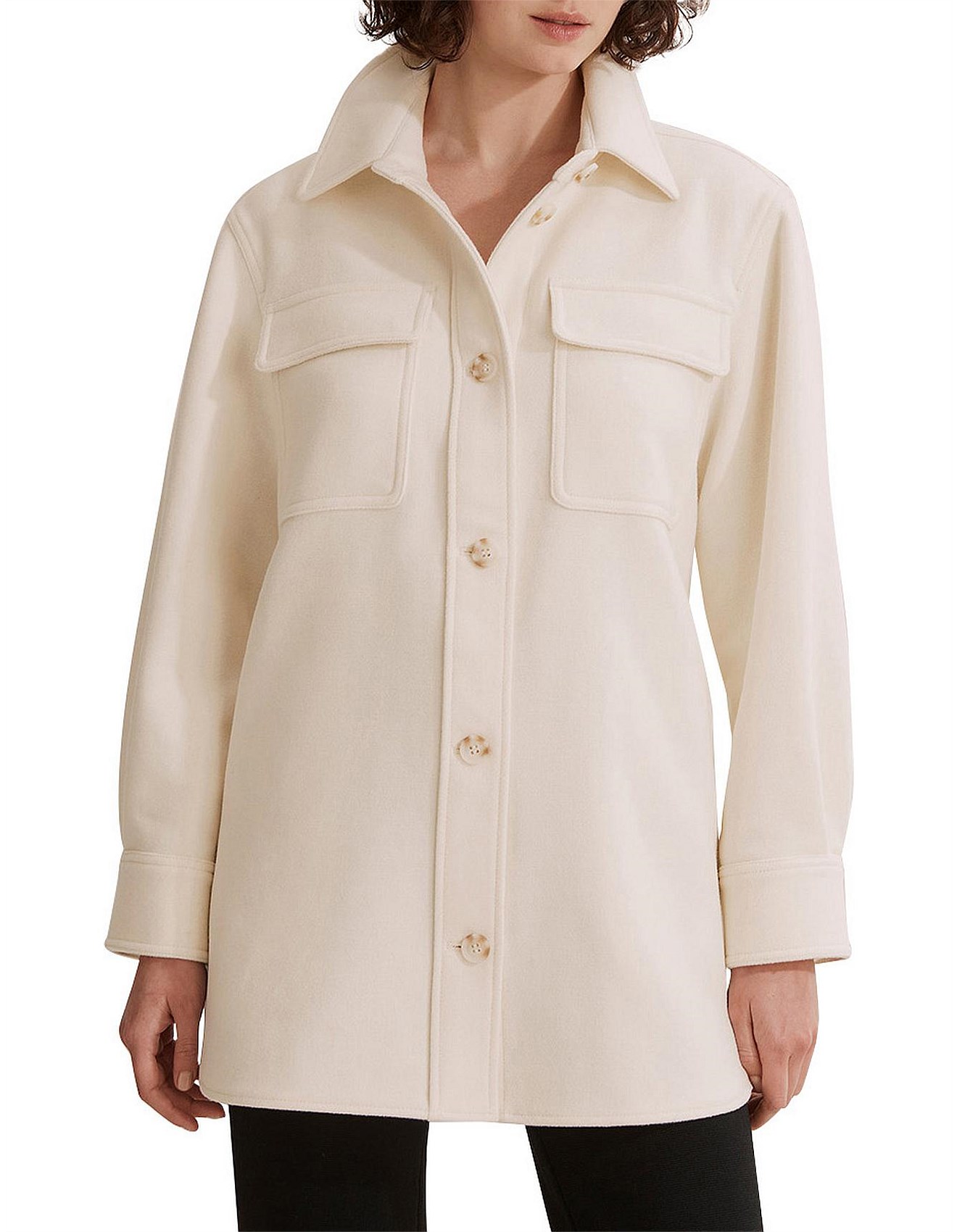 Country Road Utility Shacket | David Jones