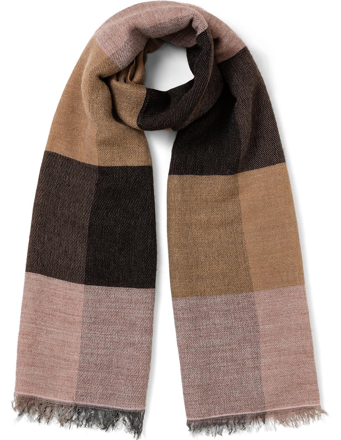 Milana Colorblock Scarf | David Jones