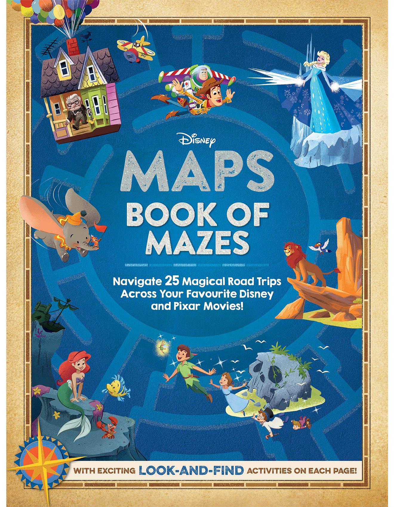 Scholastic Disney Maps Book Of Mazes | David Jones