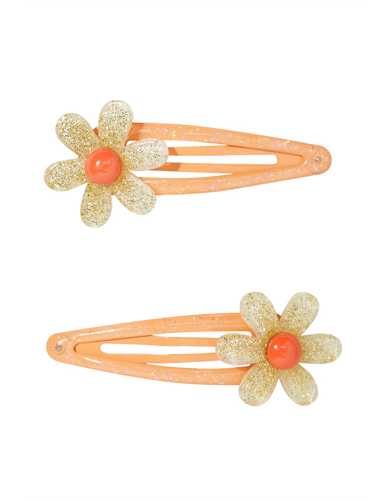 Seed Heritage Glitter Daisy Snap Clips | David Jones