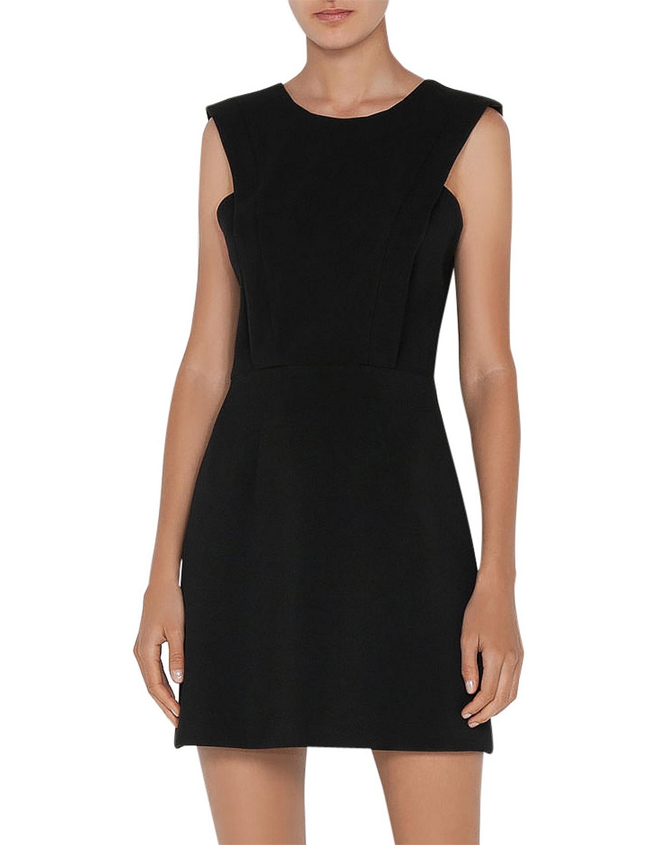Cue Double Weave Mini Dress | David Jones
