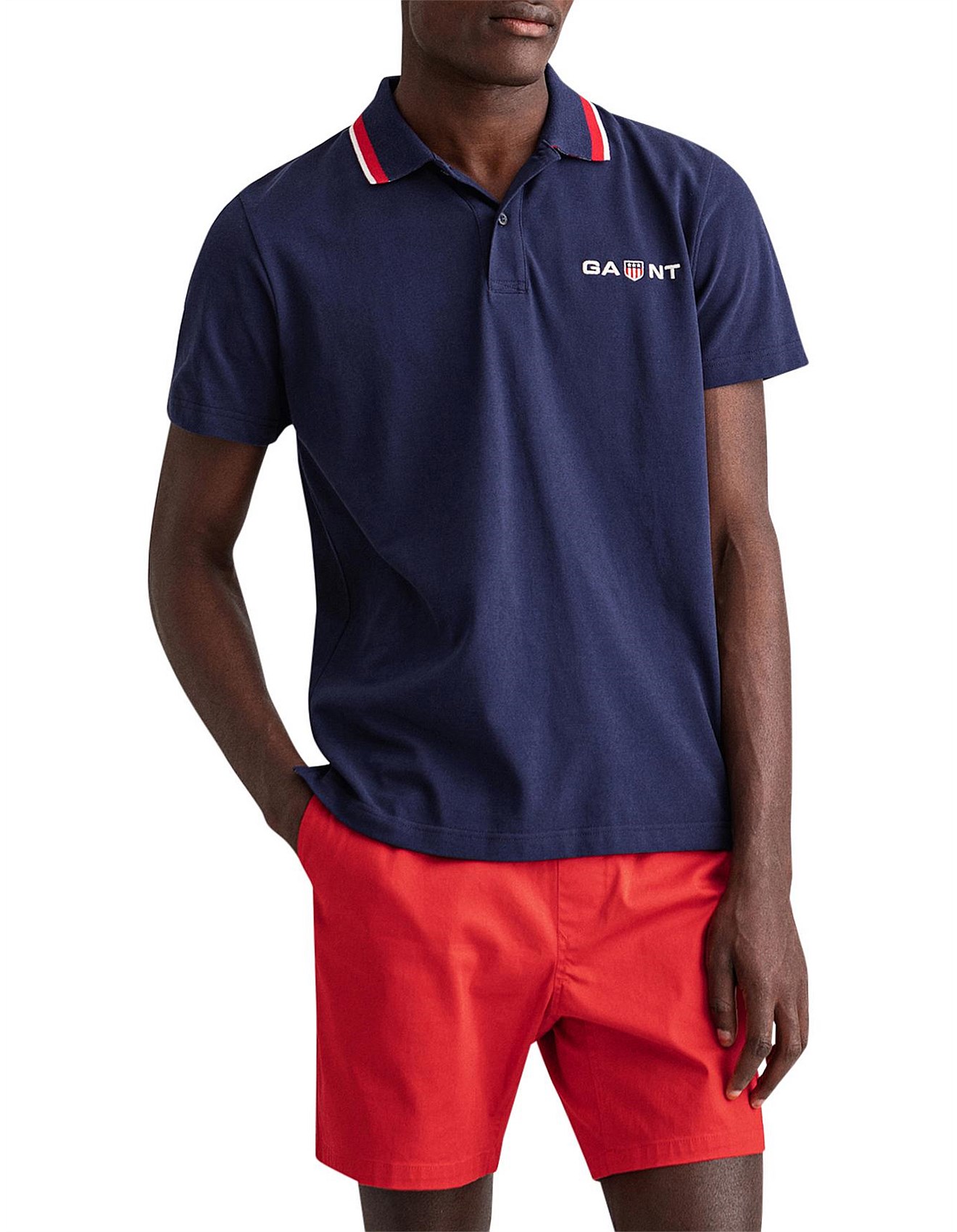 Gant D2. Gant Retro Shield Ss Rugger | David Jones