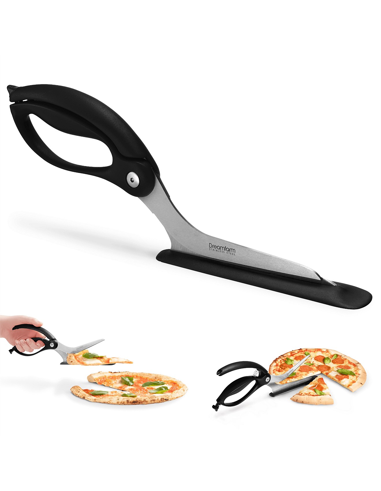 Dreamfarm Scizza Pizza Scissors -Black | David Jones