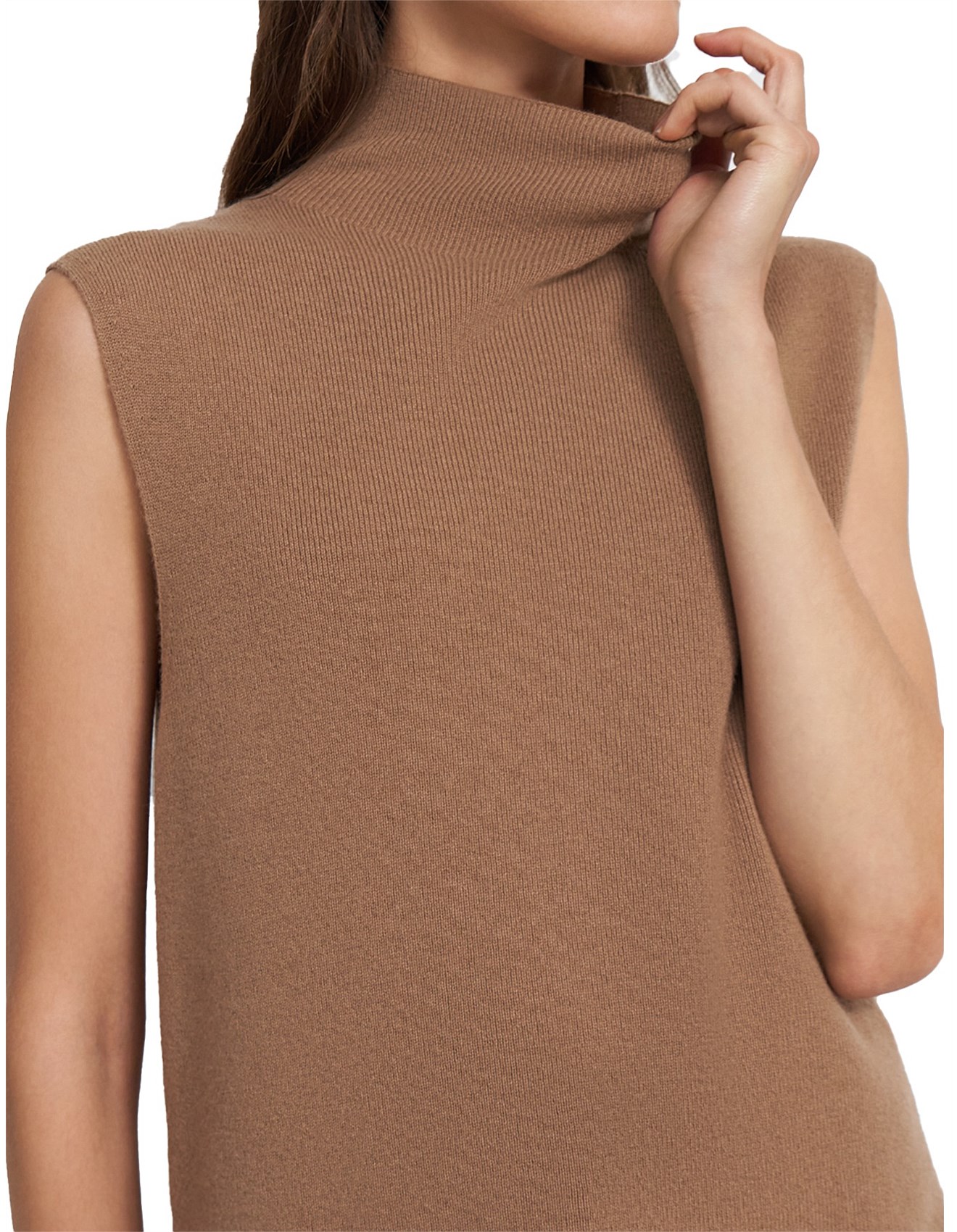Theory Mock Neck Shell | David Jones