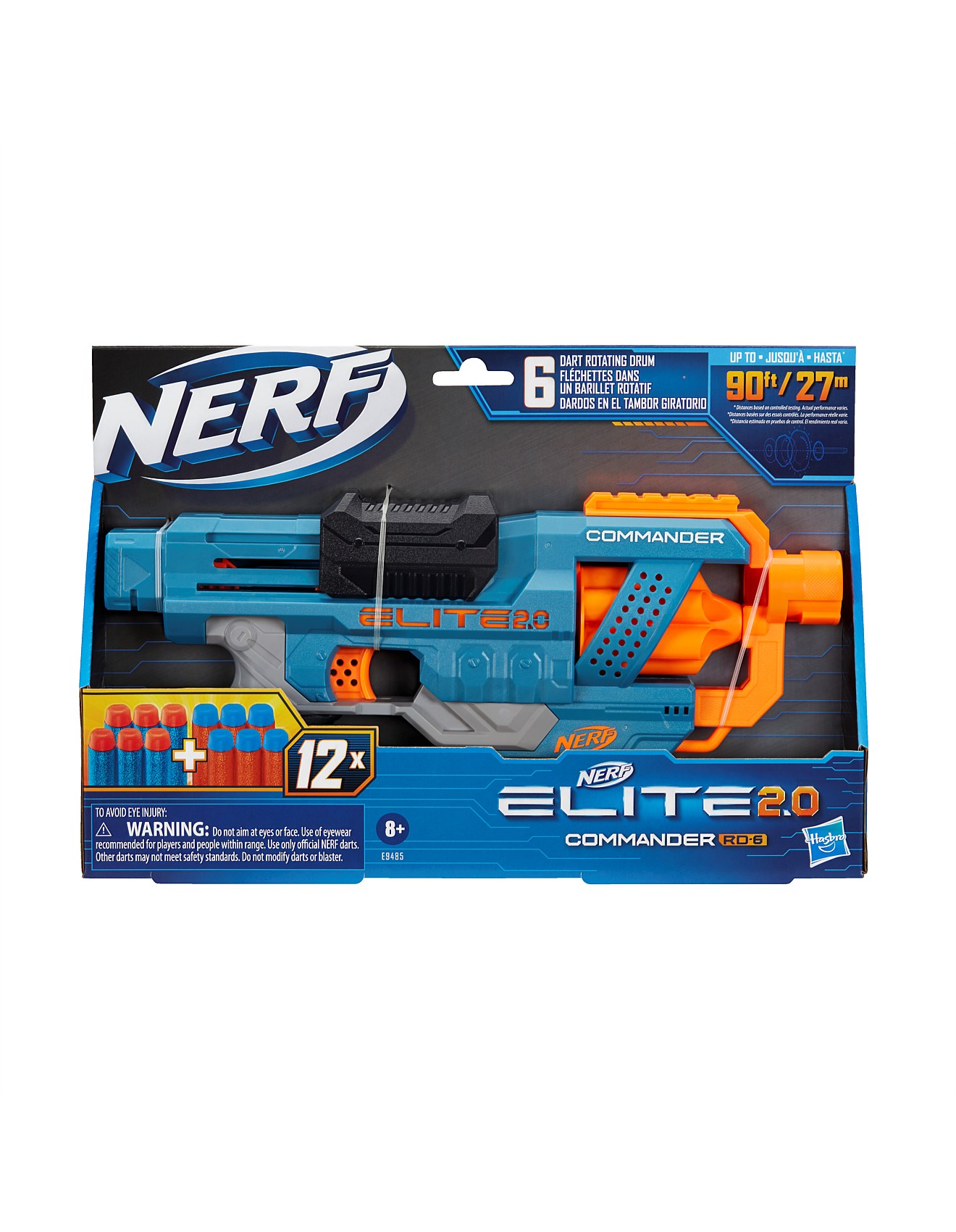 Nerf Nerf Elite 2.0 Commander Rd 6 | David Jones