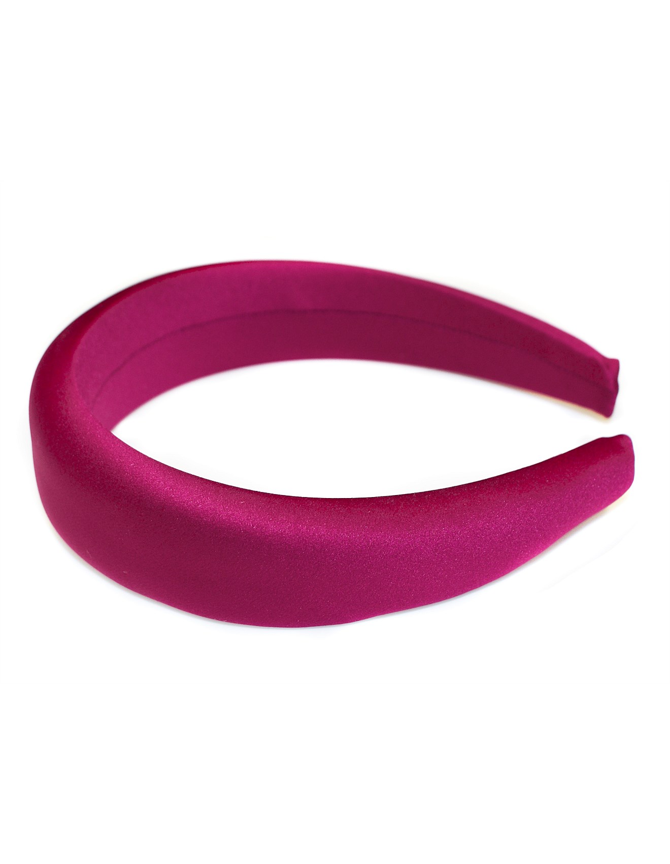 Hepburn & Co Satin Rounded Padded Alice Band | David Jones