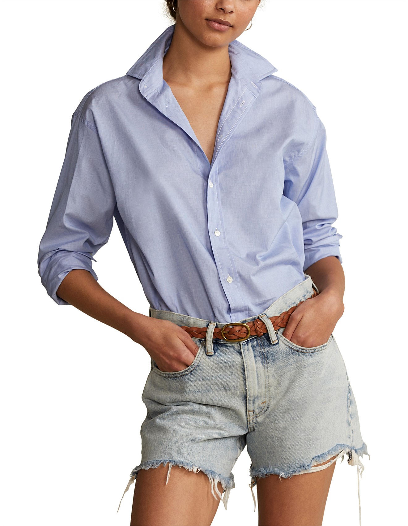 Polo Ralph Lauren Cotton High-low Shirt | David Jones