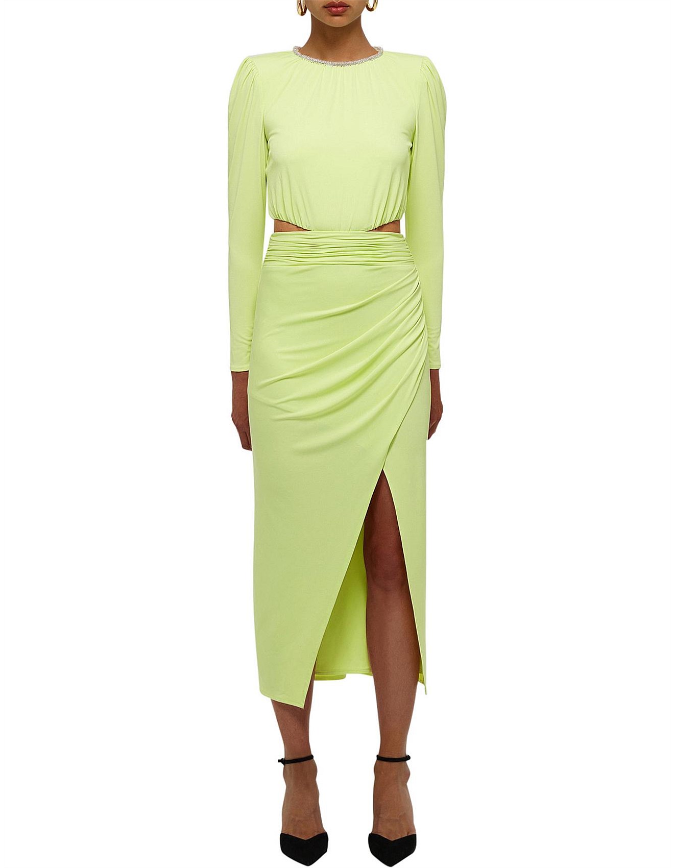 Self-portrait Cut Out Midi Dress | David Jones