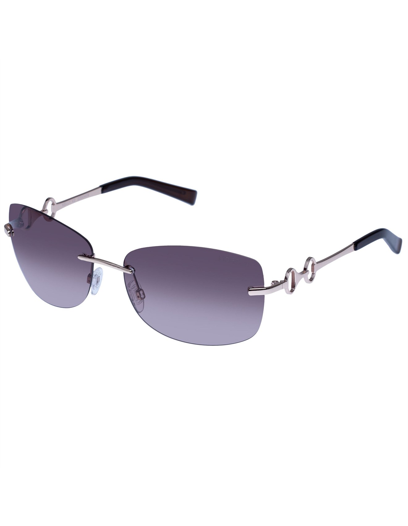 Fiorelli Kelly V2 Gold Wrap Sunglasses | David Jones