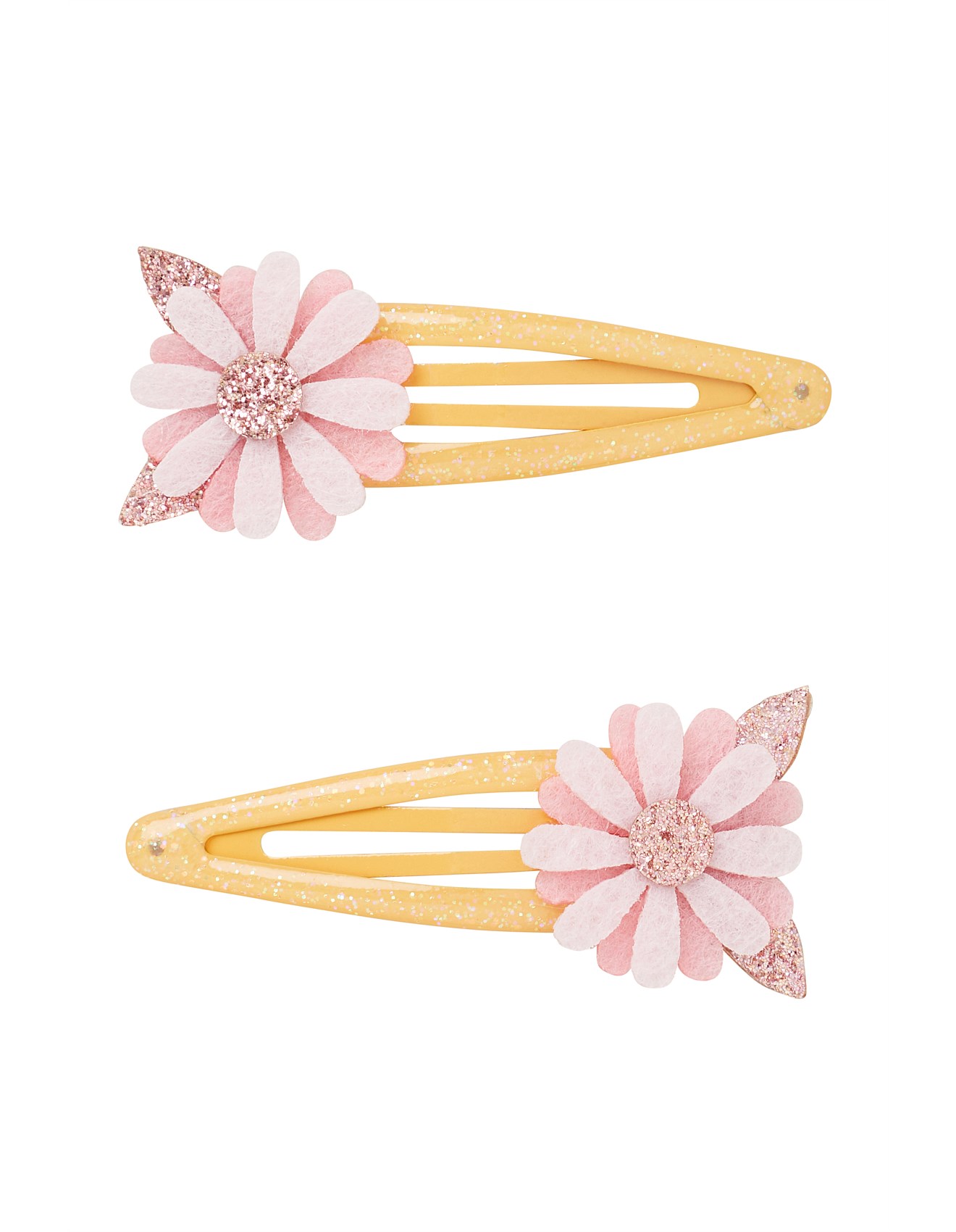 Girls - Two Tone Flower Snaps