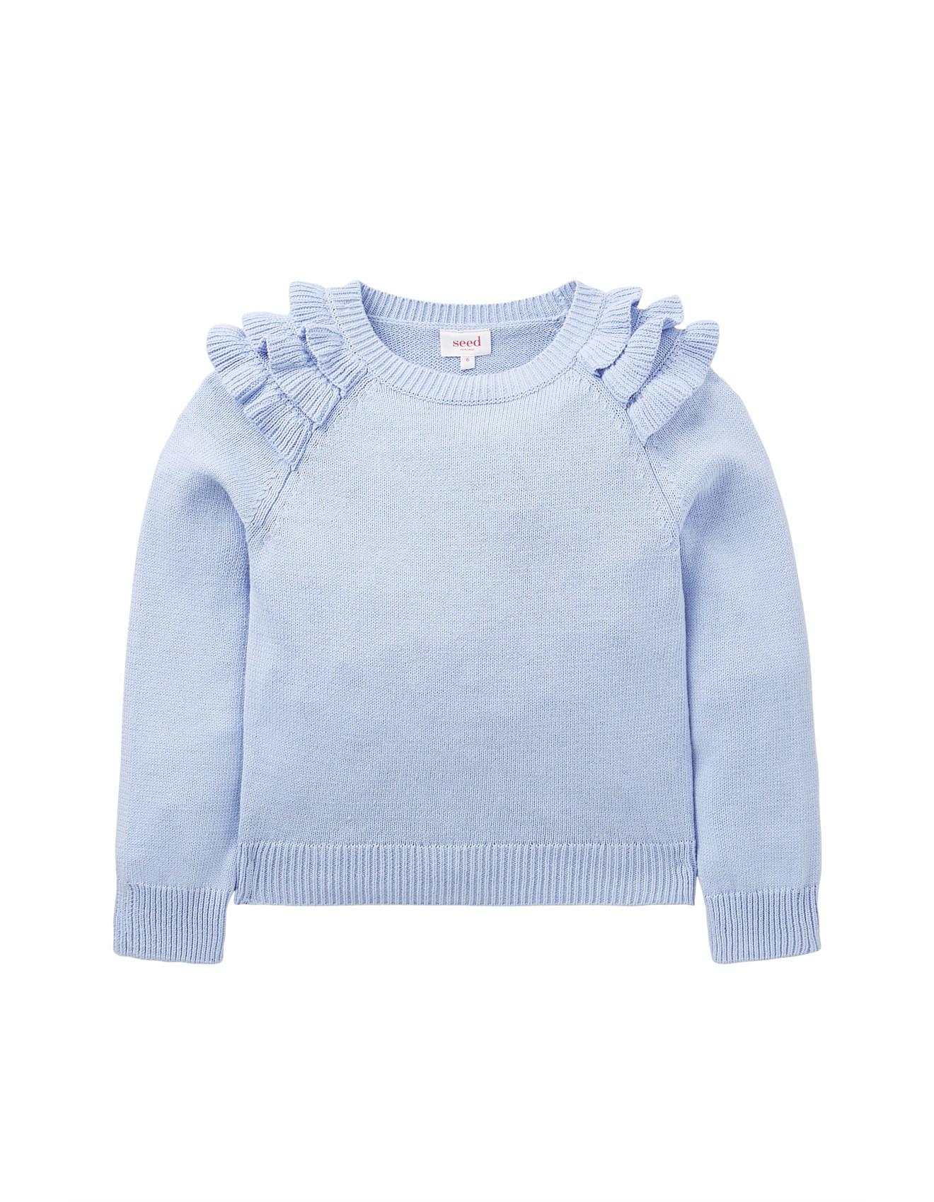 Seed Heritage Frill Sweater | David Jones