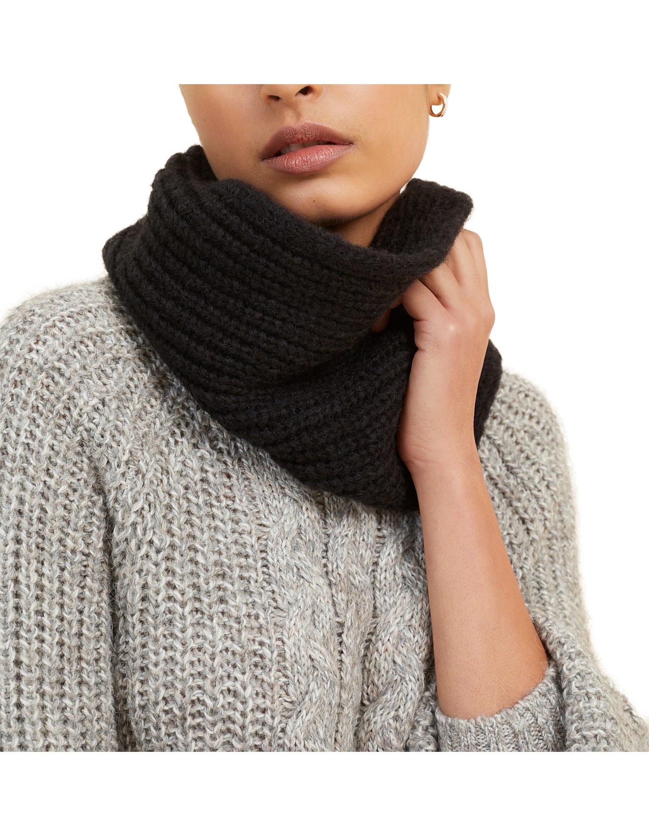 Seed Heritage Chunky Knit Snood | David Jones