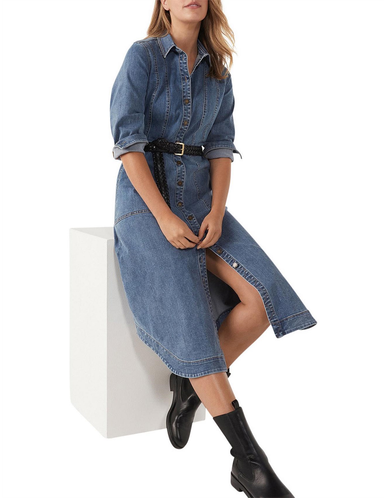 Commonry the Denim Shirt Dress | David Jones