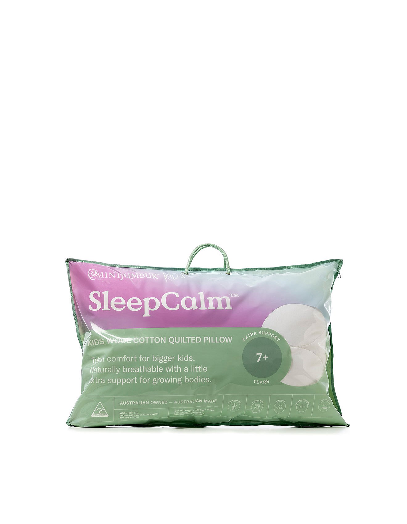 Minijumbuk Minijumbuk Kids Sleepcalm Wool Cotton Quilted Pillow 7 ...