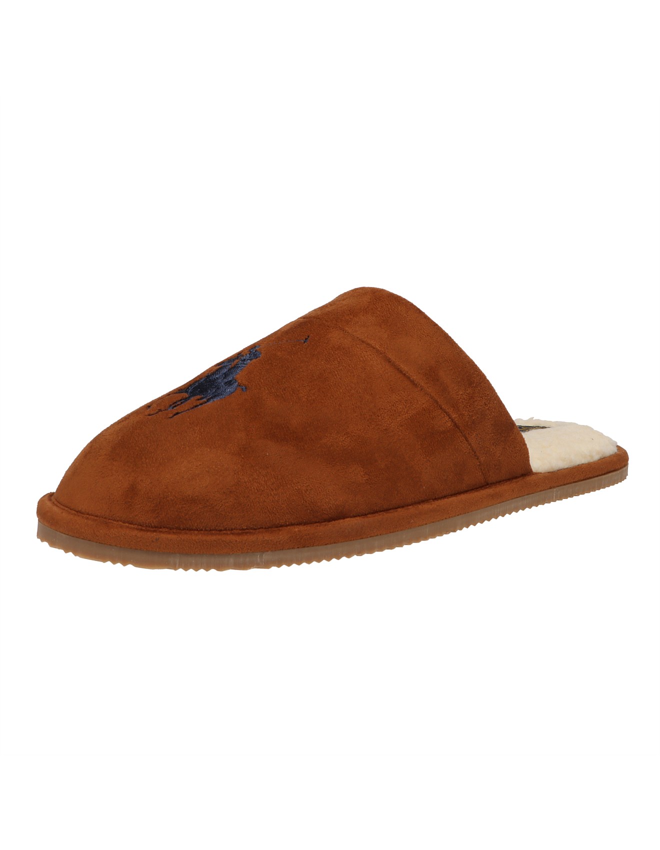 Polo Ralph Lauren Klarence Microsuede Big Pp Scuff | David Jones