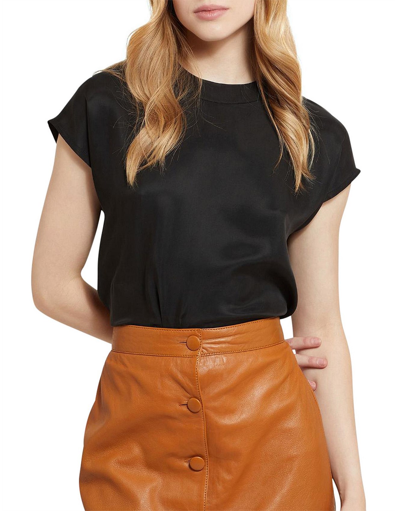 Oxford Lauren Woven Front Top | David Jones