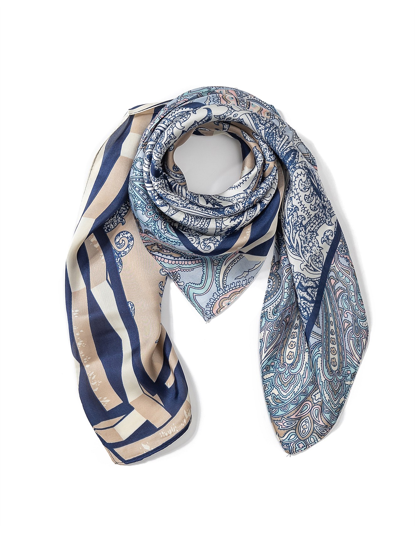 Gregory Ladner Paisley Print Kerchief | David Jones