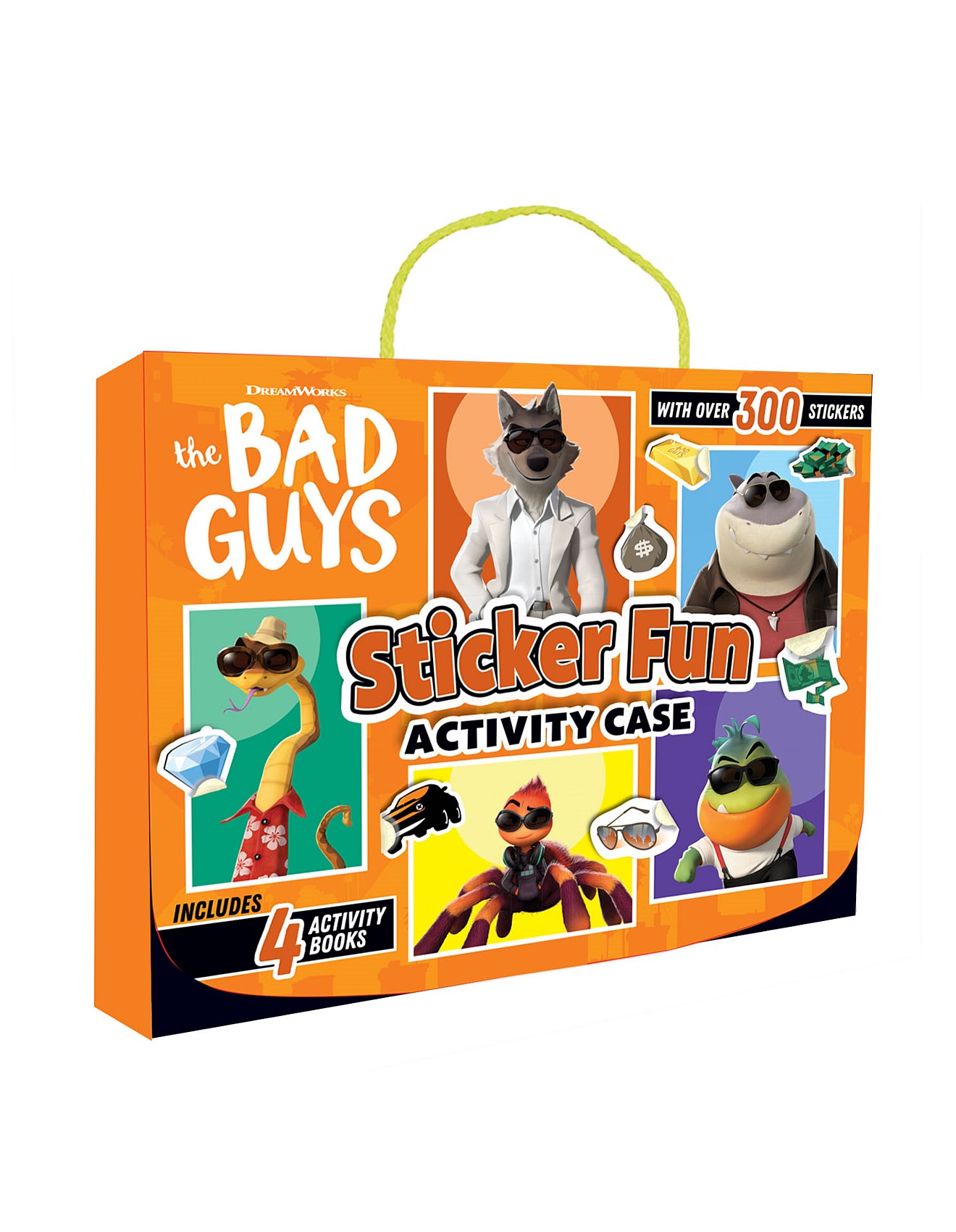 Scholastic Bad Guys Sticker Fun Activity Case | David Jones