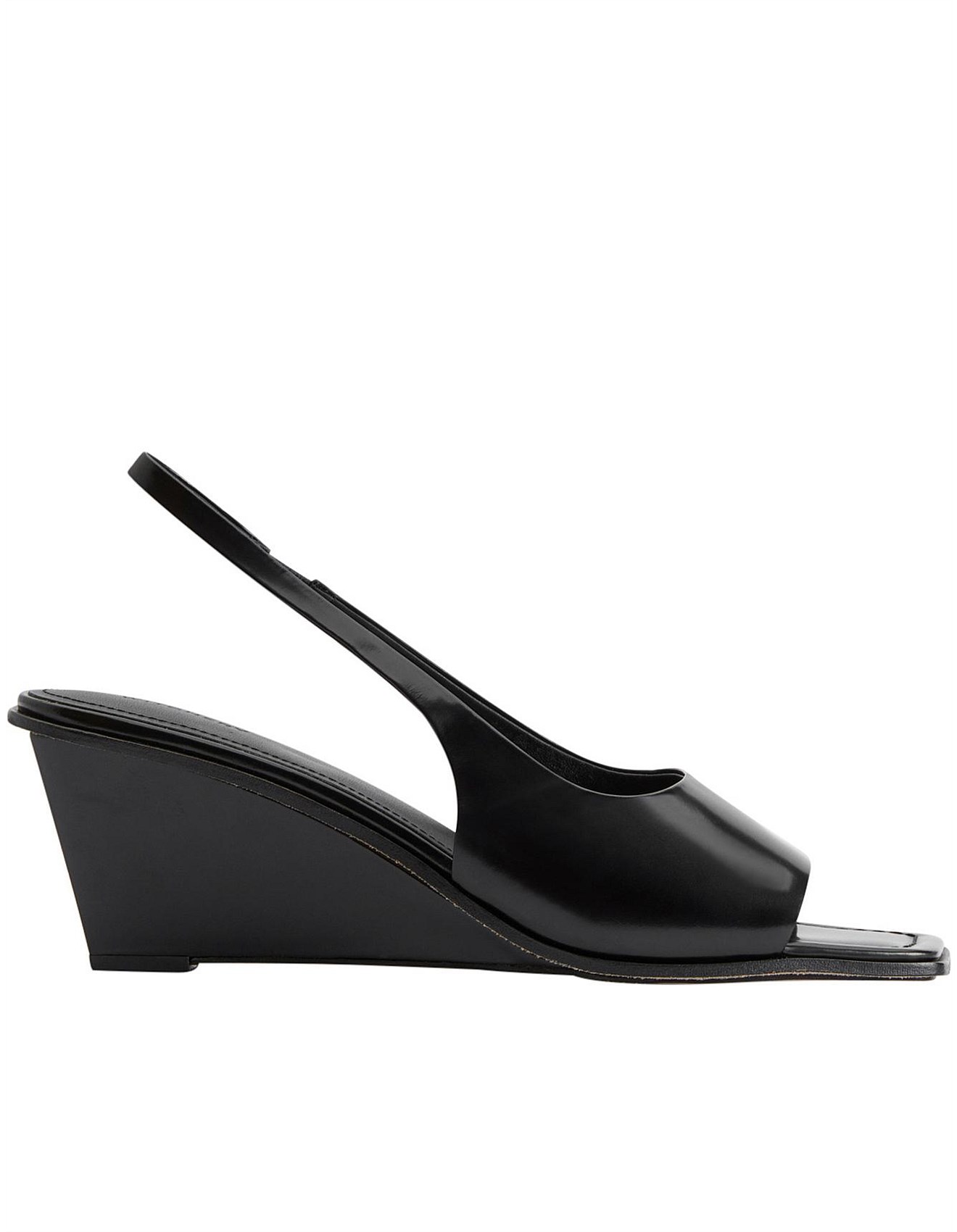 Witchery Sutton Leather Slingback Wedge | David Jones