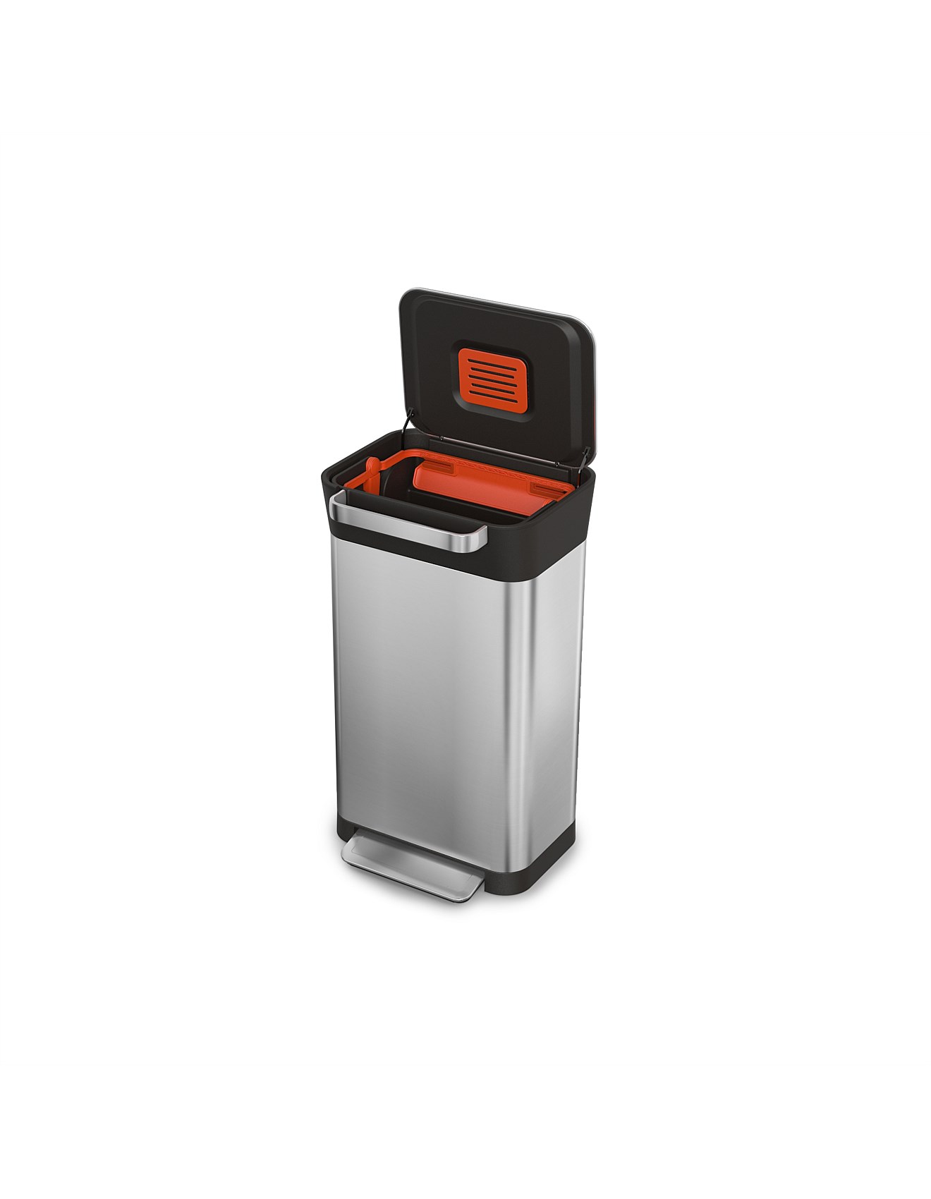 Joseph Joseph Titan 30l Stainless Steel Trash Bin | David Jones