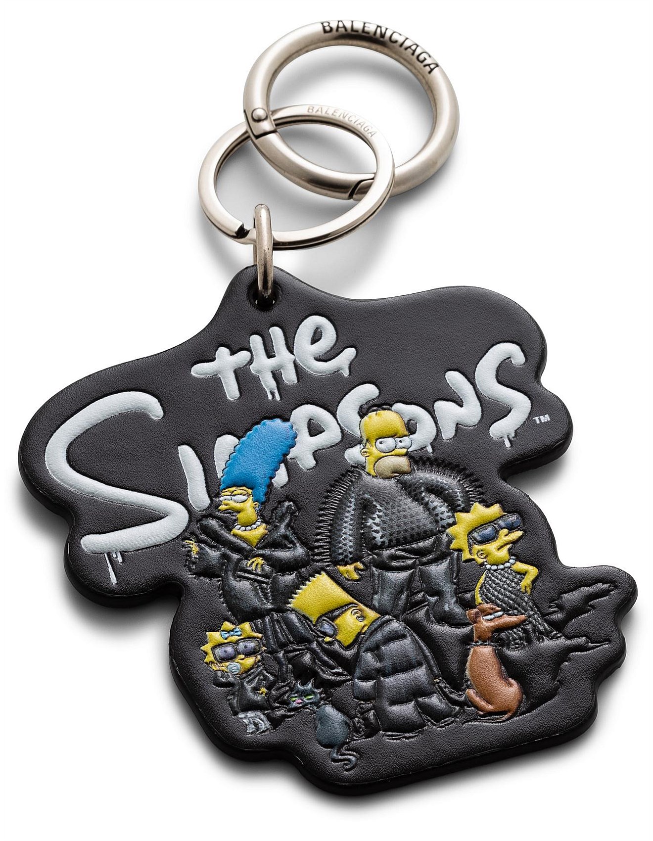 Balenciaga the Simpsons Leather Keychain | David Jones