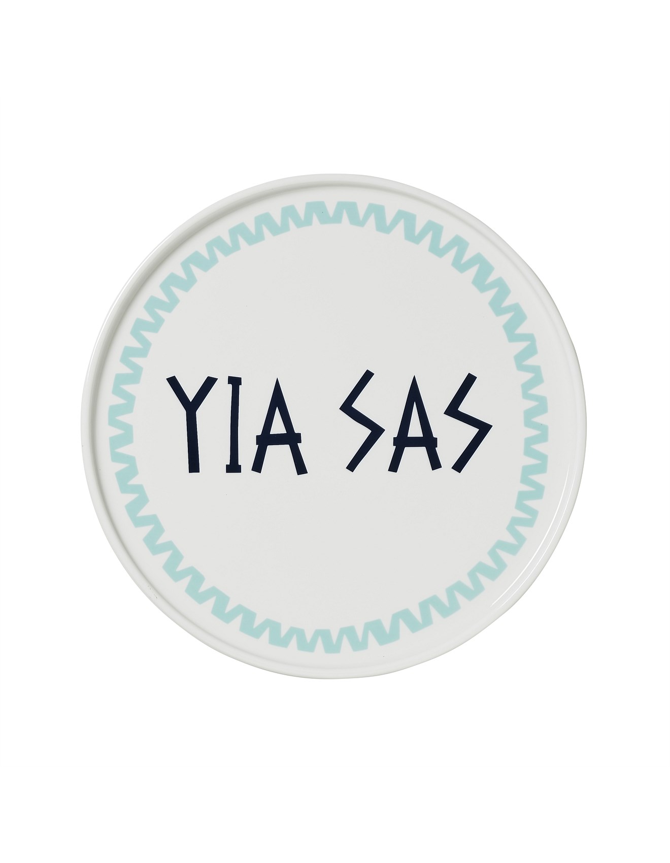 In the Roundhouse Greek Yia Sas Plate 25cm | David Jones