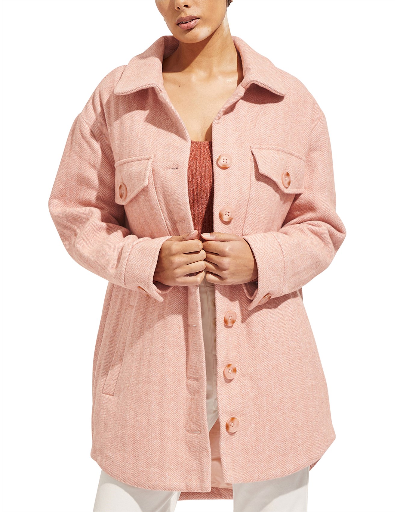 Steele Maude Shacket | David Jones