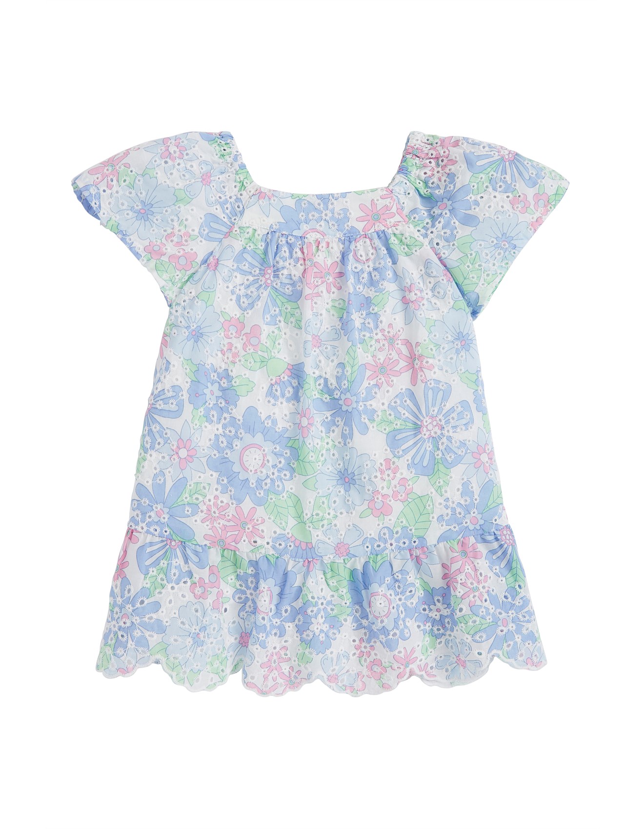 Seed Heritage Cutwork Floral Dress | David Jones