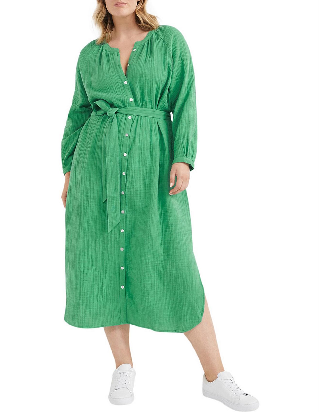 Commonry the Cotton Crinkle Boho Dress | David Jones