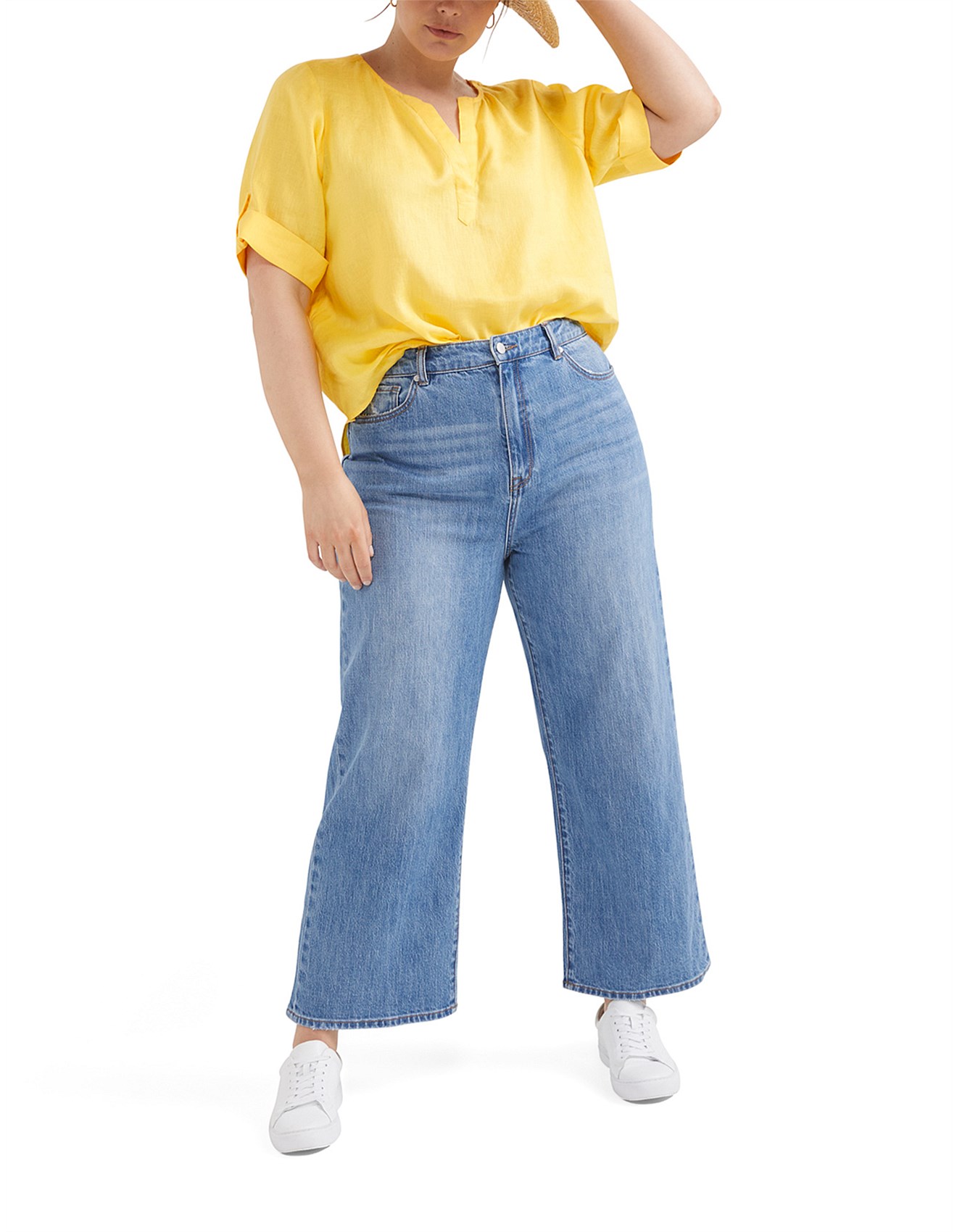 Commonry the Linen Popover Top | David Jones