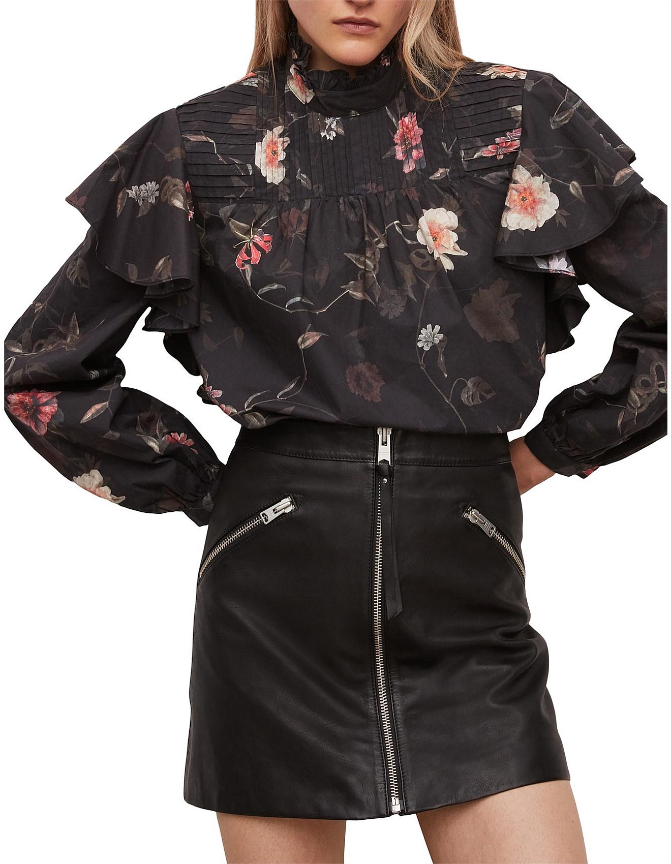 Allsaints Bluma Kaneshon Top | David Jones