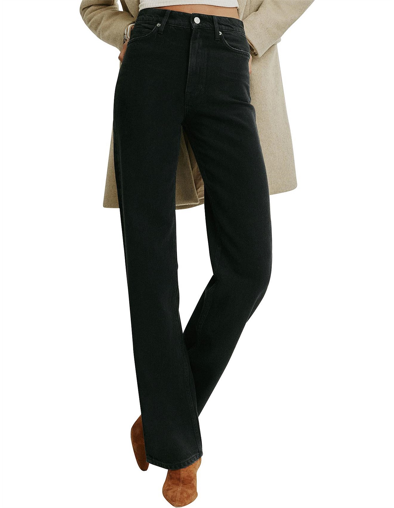 Reformation Wilder High Rise Wide Leg Jeans | David Jones