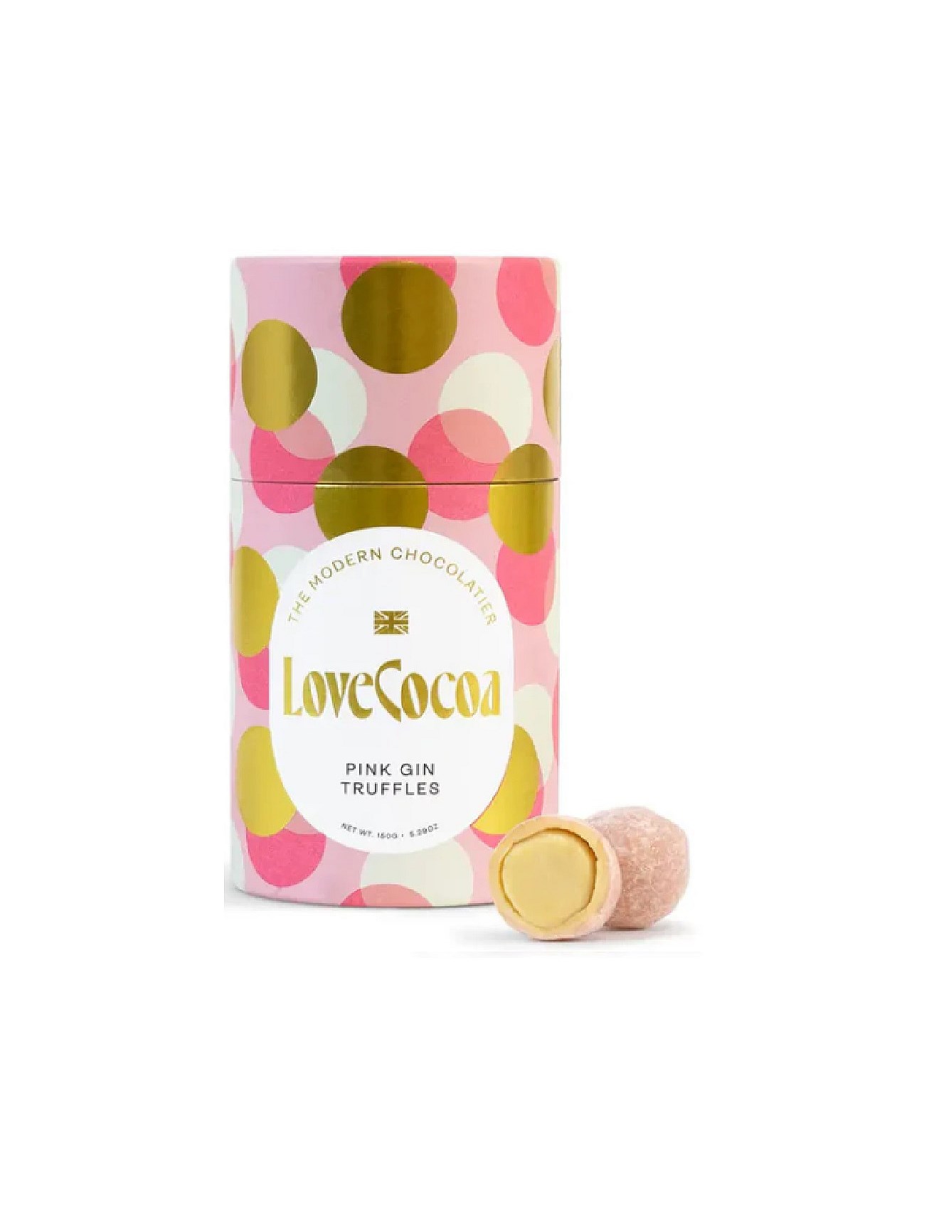 Love Cocoa Pink Gin White Chocolate Truffles 150g | David Jones