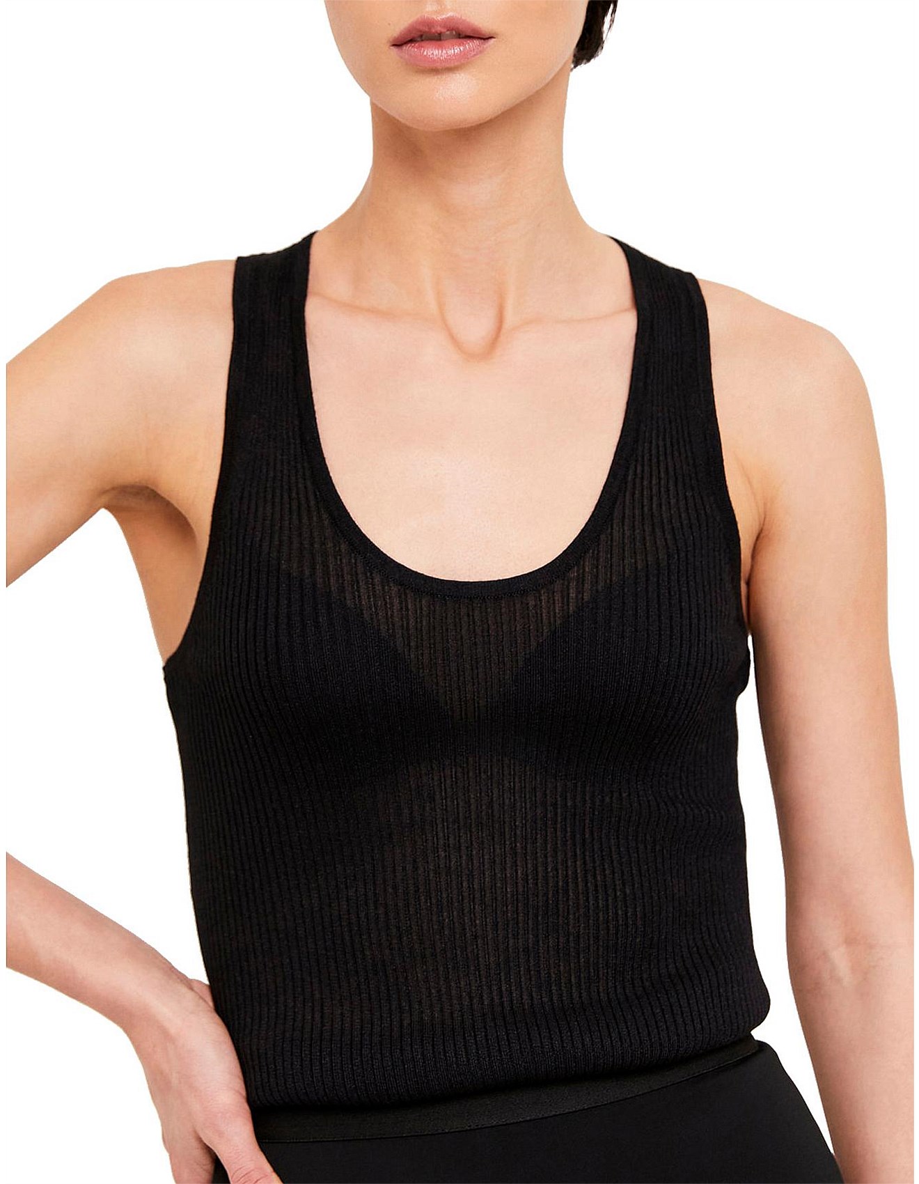 Saba Rina Rib Knit Tank | David Jones
