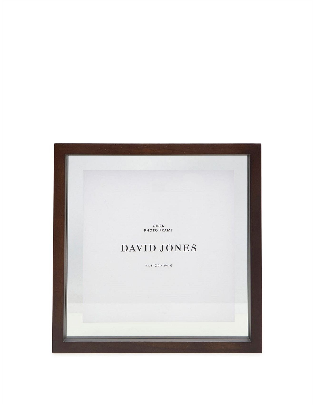 David Jones Giles Timber Floating Frame Dark Walnut | David Jones