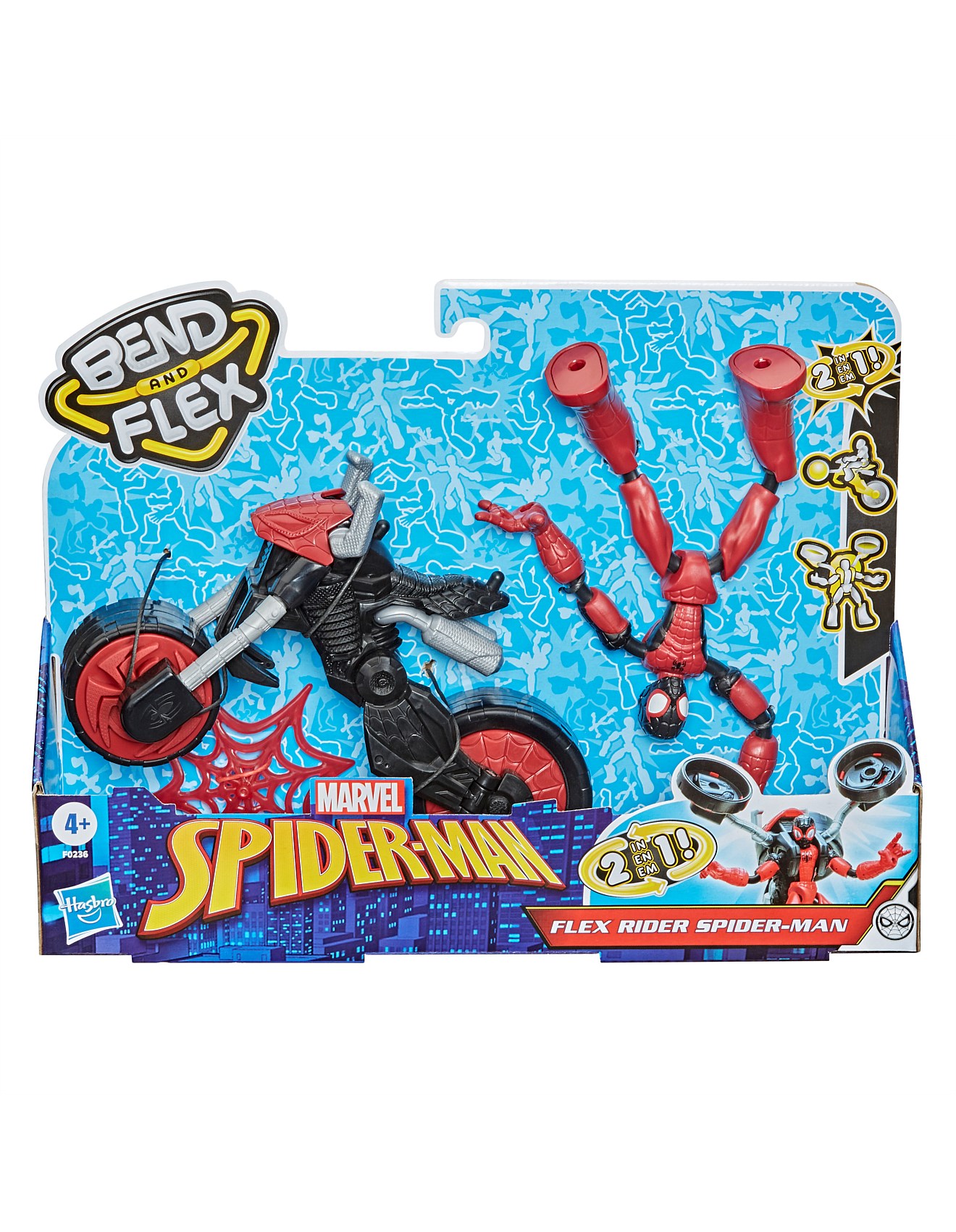 The Avengers Spider-man Bend and Flex Flex Rider | David Jones
