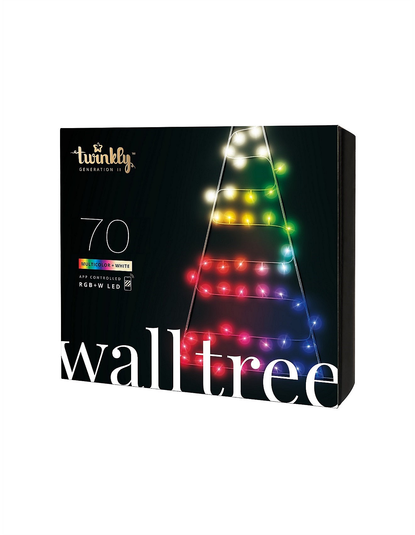 Twinkly Light Wall Tree Led Rgbw Smart Lights | David Jones