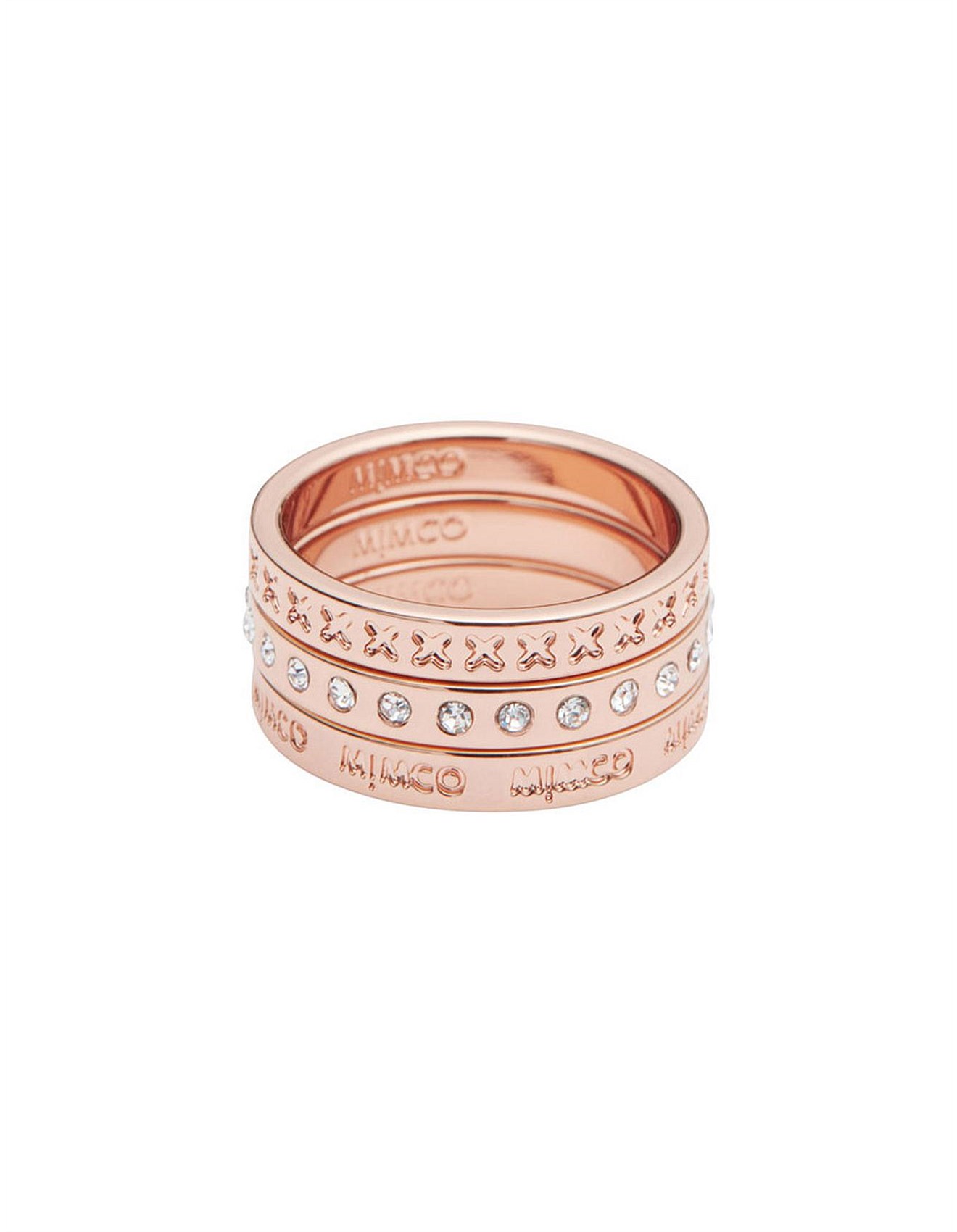 Mimco Halo Ring Stack | David Jones