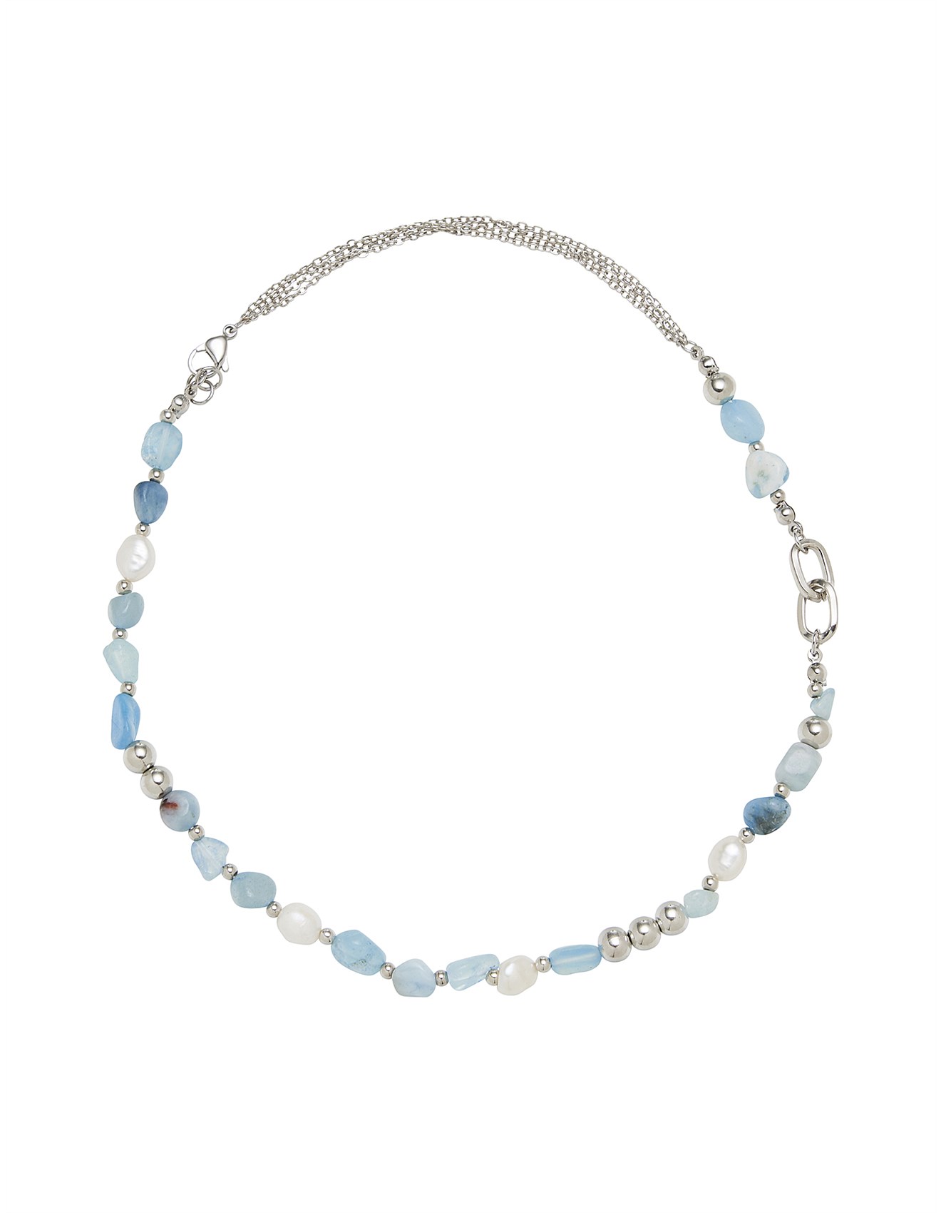 Barcs Neptune Mixed Stone & Pearl Necklace | David Jones