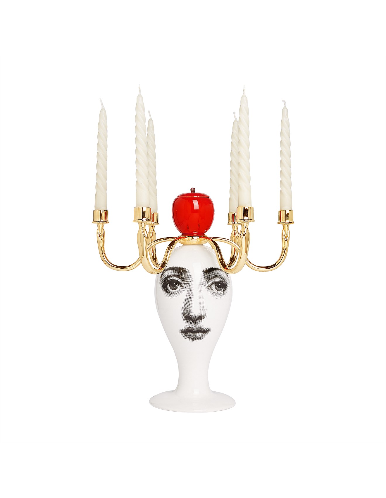 Fornasetti Frutto Proibito Candlestick-Frutto Proibito | David Jones