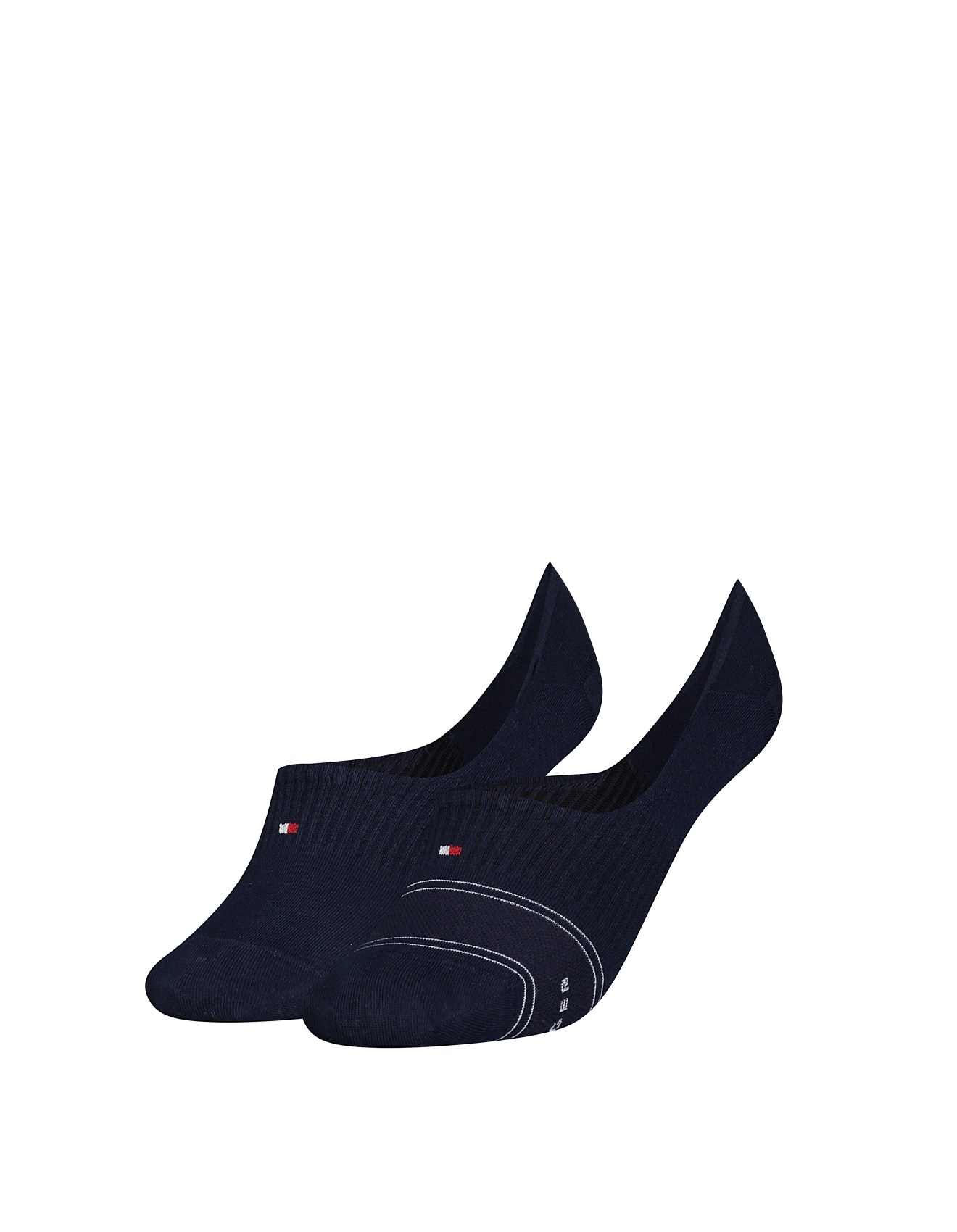 Tommy Hilfiger Women's 2 Pack Footie Mid Cut Tencel Mesh No Show Sock ...