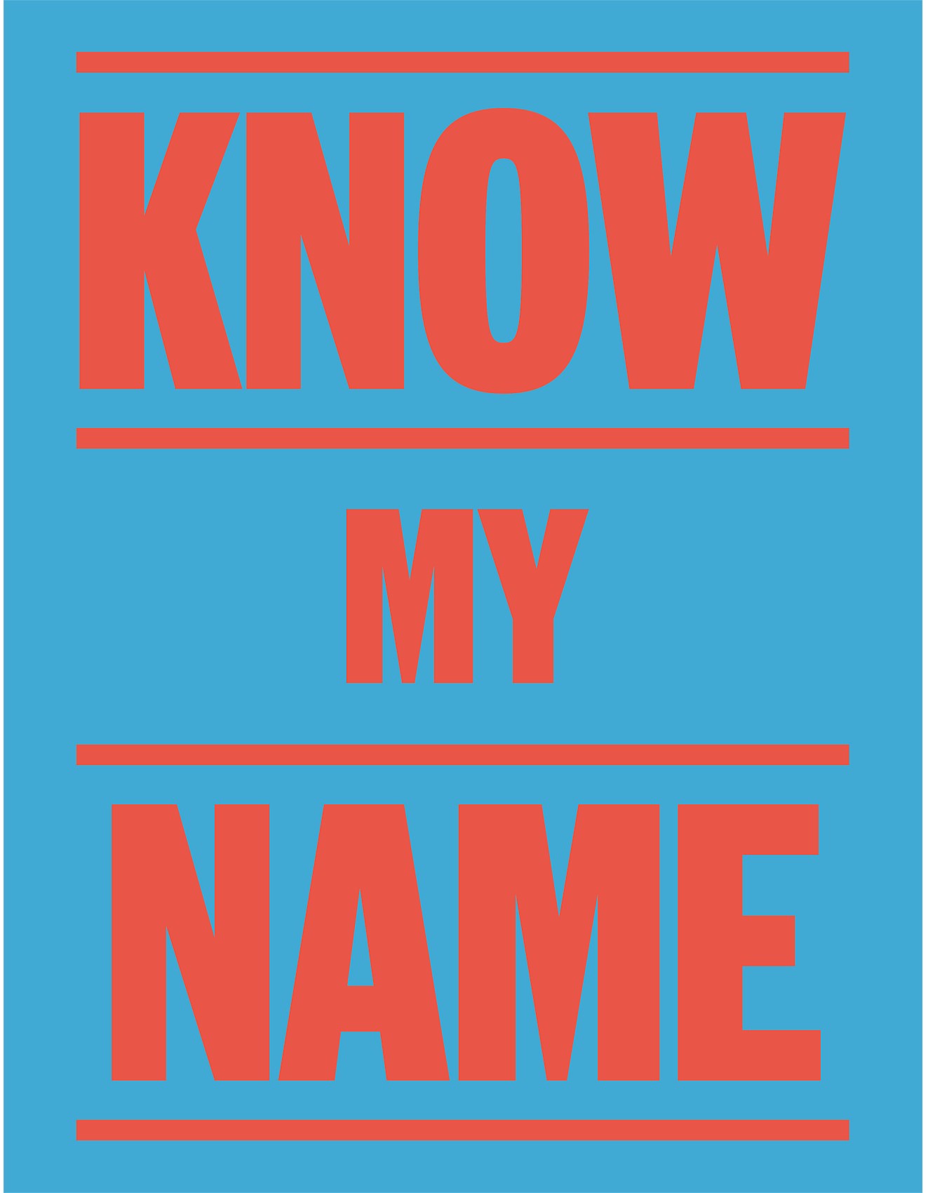New South Books Know My Name (blue Cover) By National Gallery Of ...