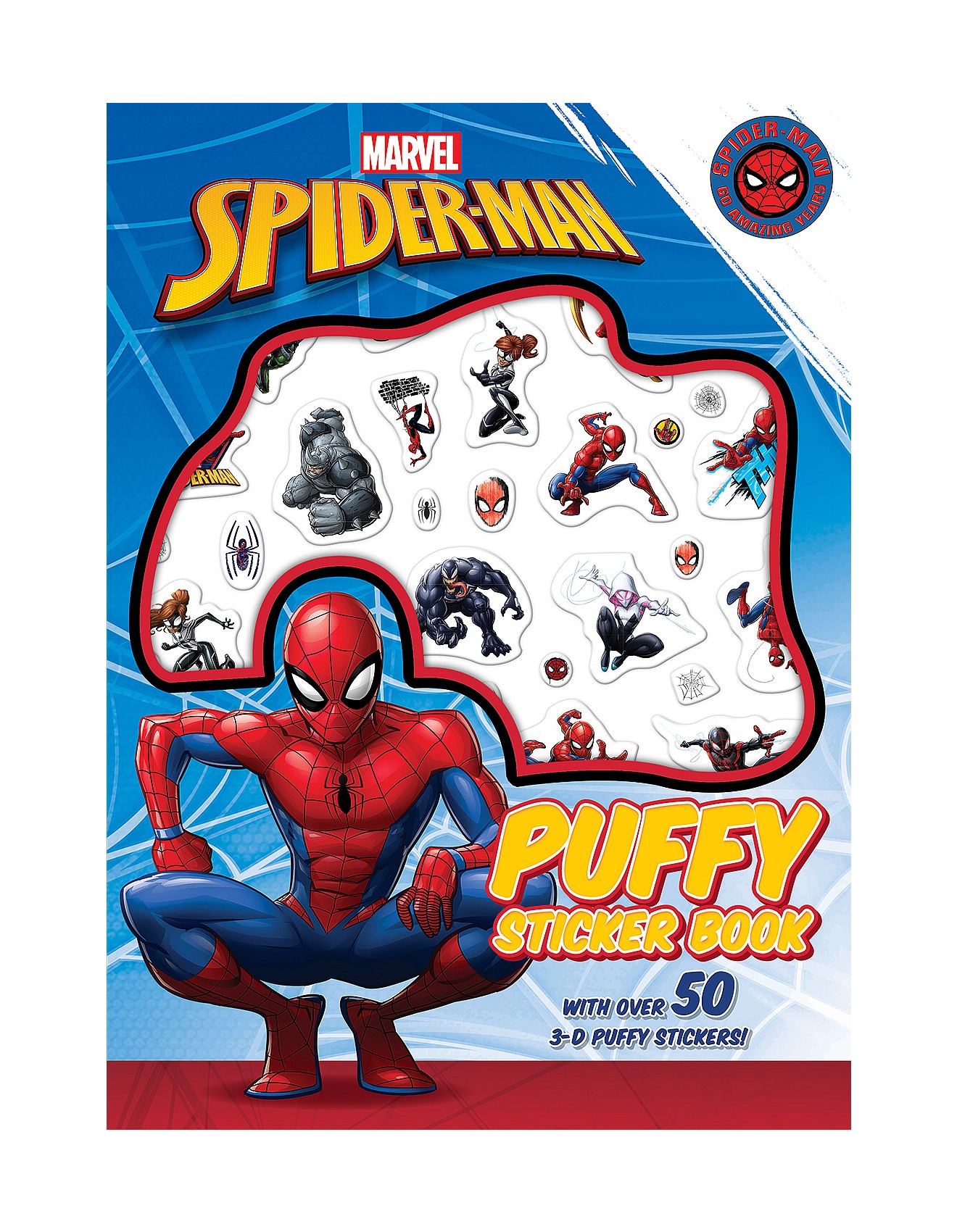 Scholastic Spider-man Puffy Sticker Book | David Jones
