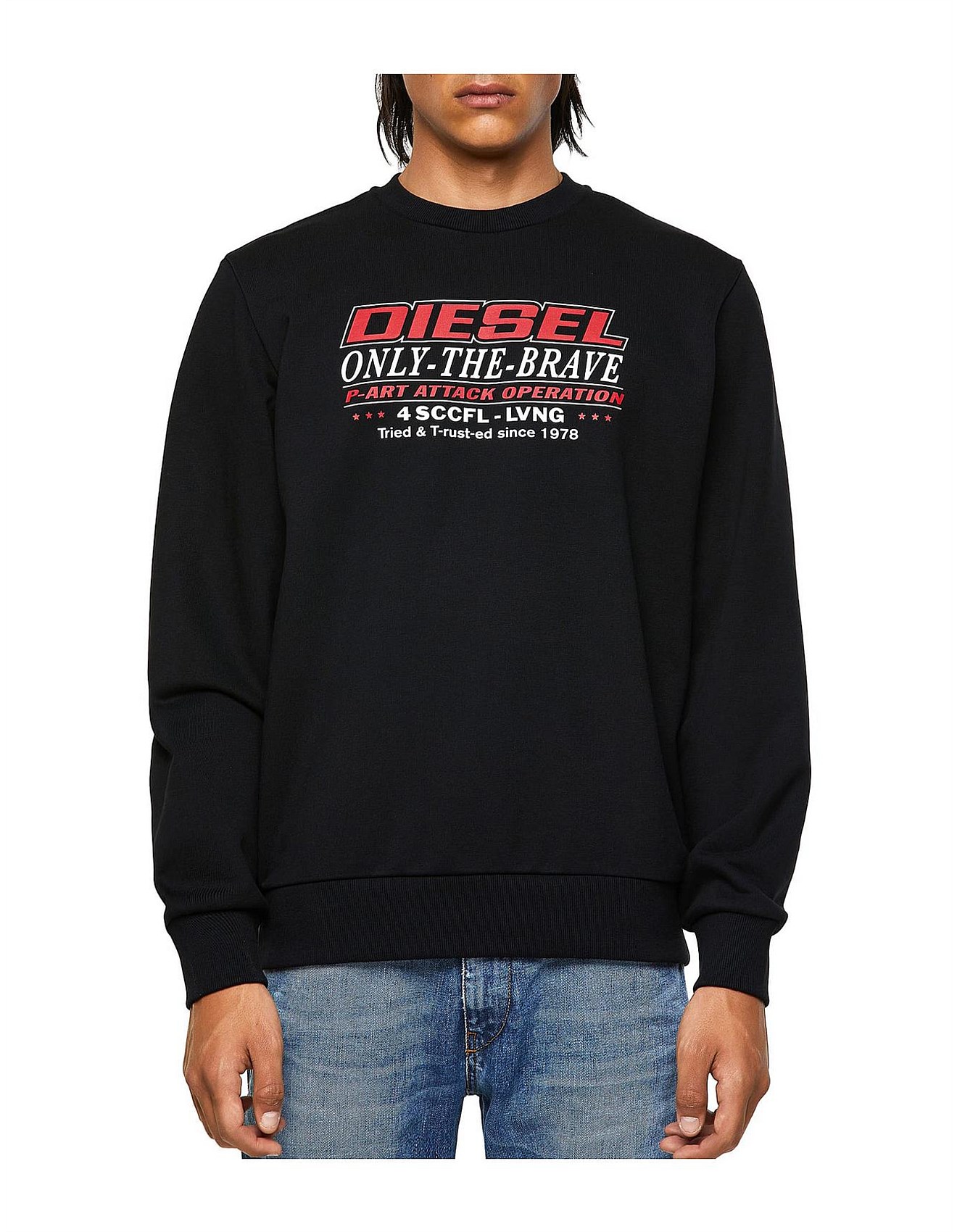 Diesel S-girk-k21 Sweatshirt | David Jones