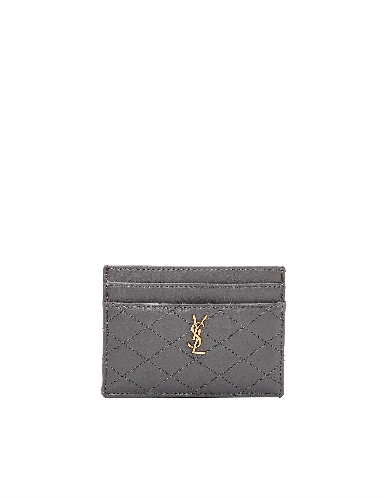 Saint Laurent Ysl Credit Card Holder | David Jones