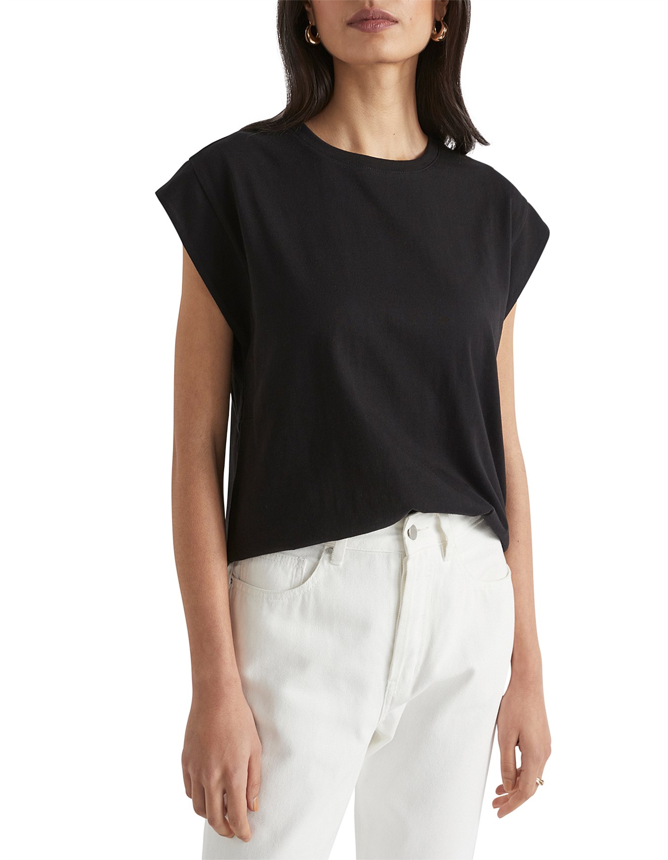 Seed Heritage Extended Shoulder Tee | David Jones