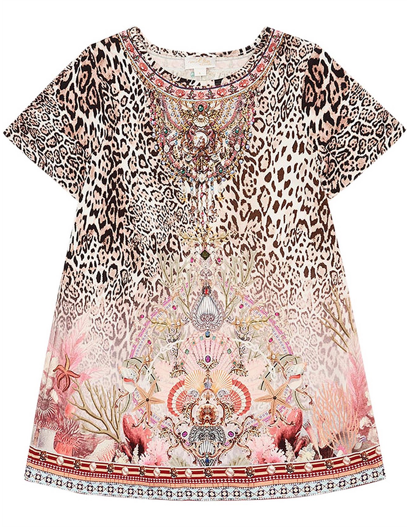 Camilla Tshirt Dress With Flare Hem (4-14) | David Jones